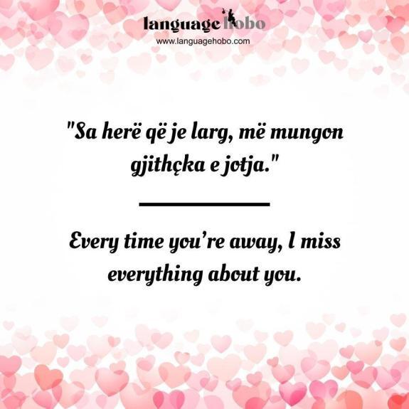 45 Love Quotes In Albanian (With English Translations) – Language Hobo