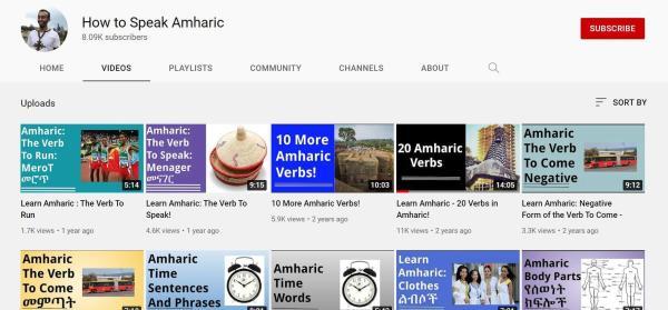 The Best YouTube Channels For Learning Amharic – Language Hobo