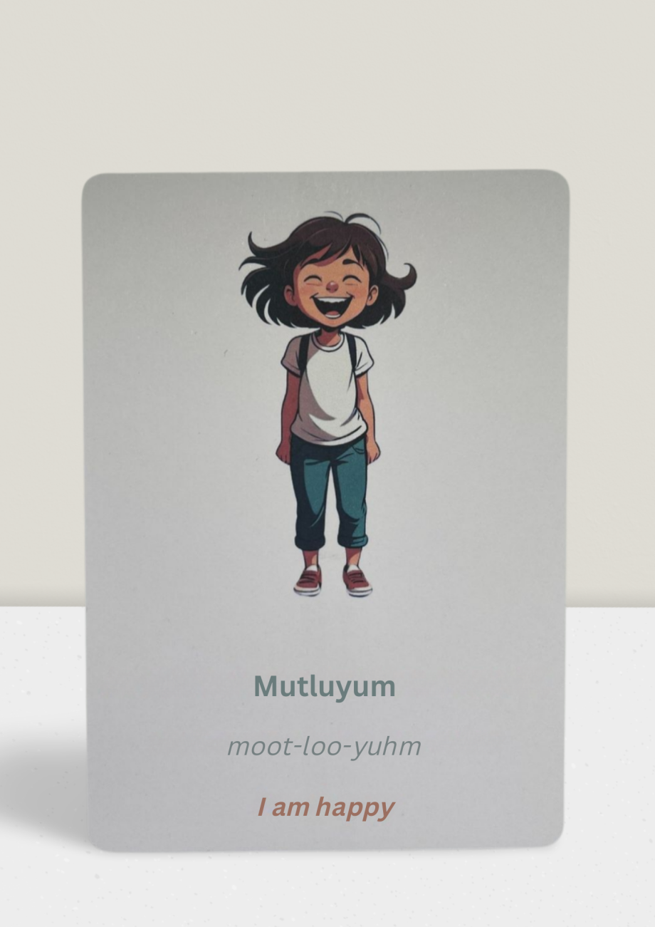 “I am” Phrases – Flash Cards: Turkish – Language Hobo